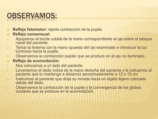 Examen de la conjuntiva | PPTX