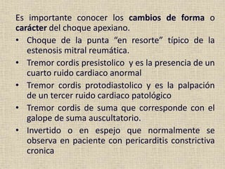 Examen de torax | PPTX