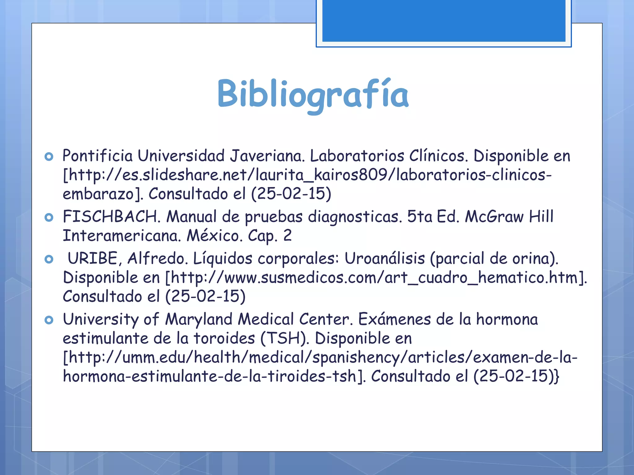 Examenes de-laboratorio | PPT