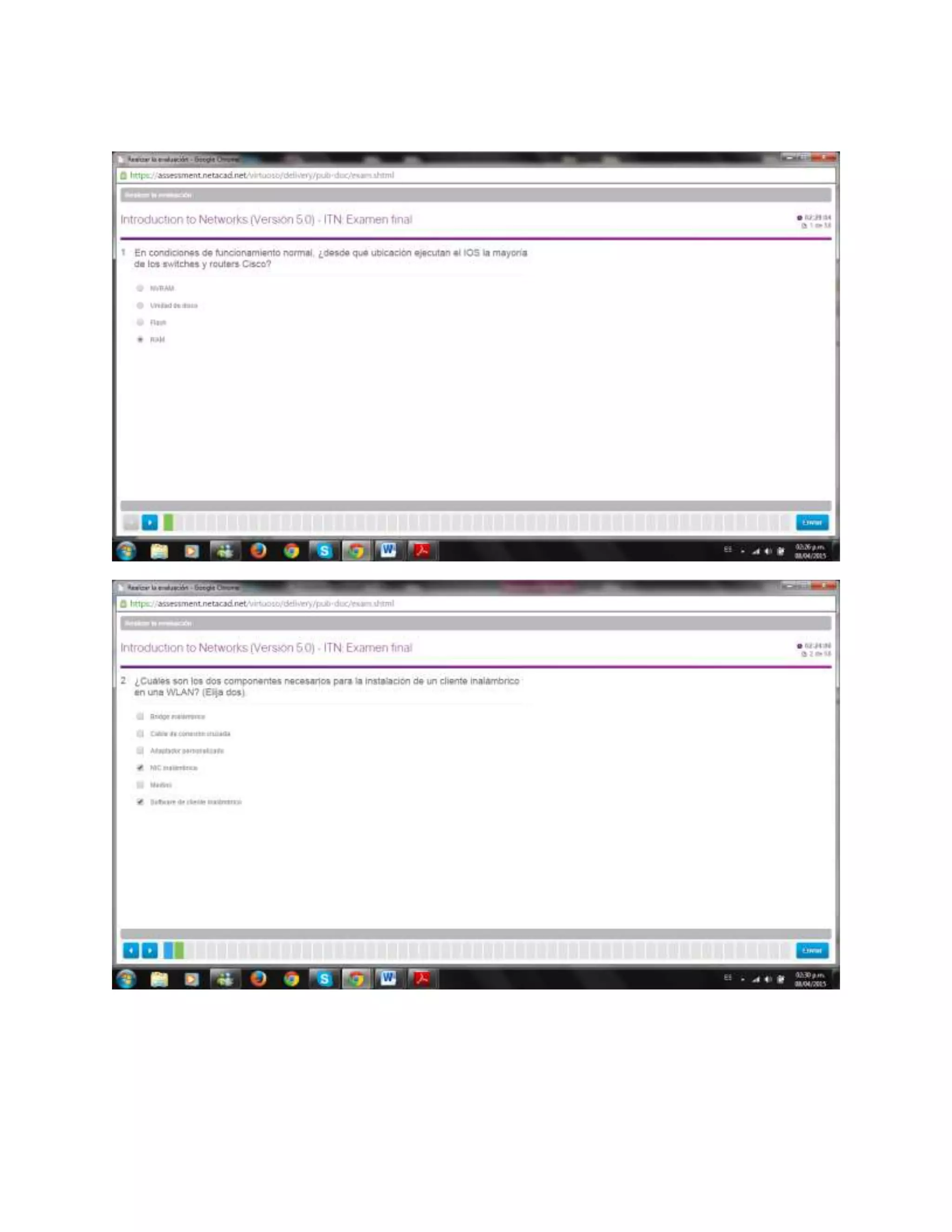 Examen final ccna1 | DOCX