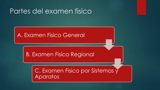 EXAMEN FISICO EN ROTACION DE MEDICINA INTERNA | PPTX