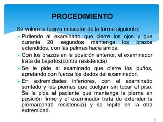 Examen físico del sistema musculo esquelético | PPTX