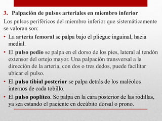 Examen fisico del sistema periferico | PPTX