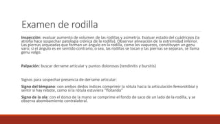 Examen físico de extremidades | PPTX