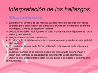 Examen físico de mamas | PPTX