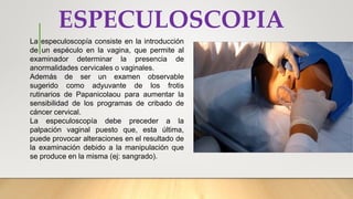Examen ginecologico (2) | PPTX