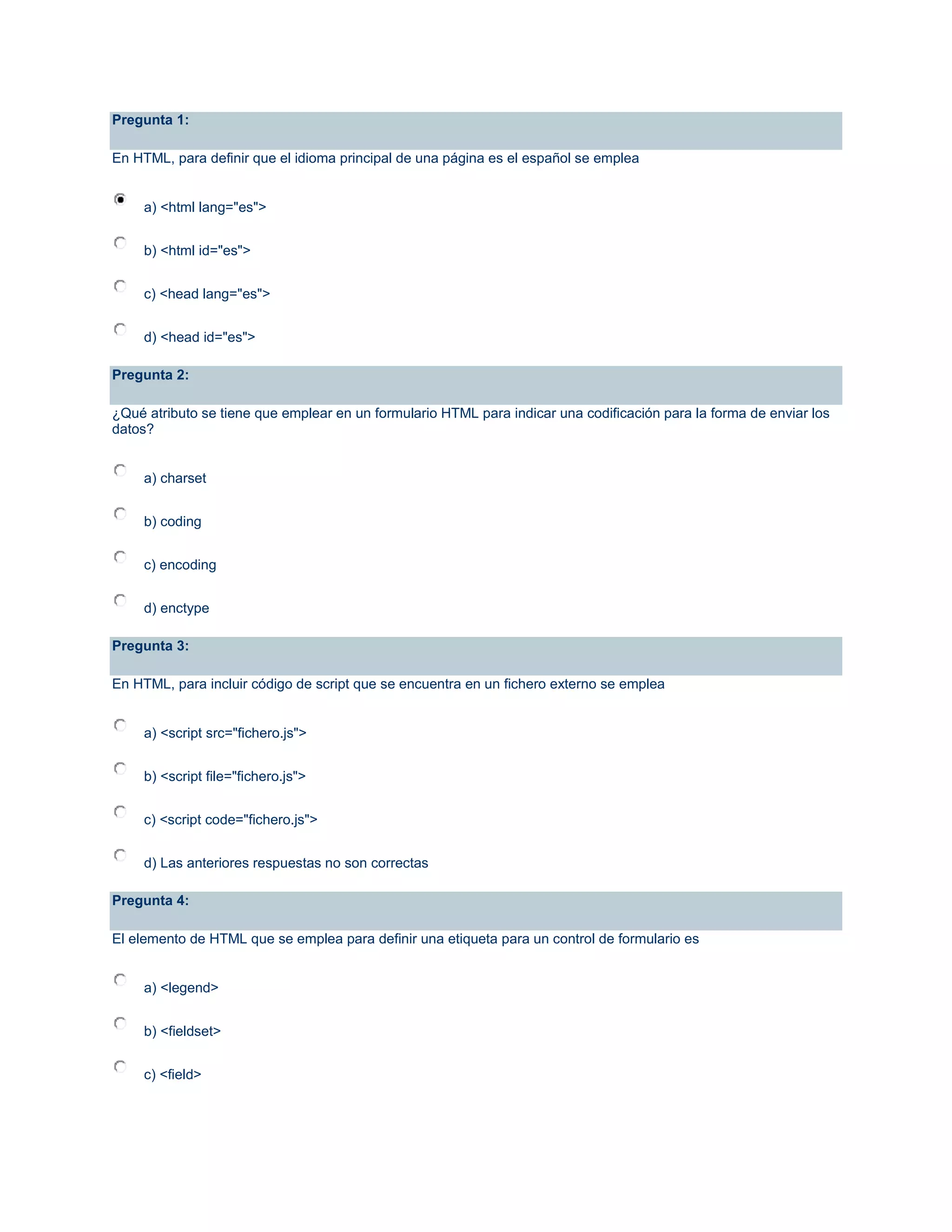Examen html | PDF