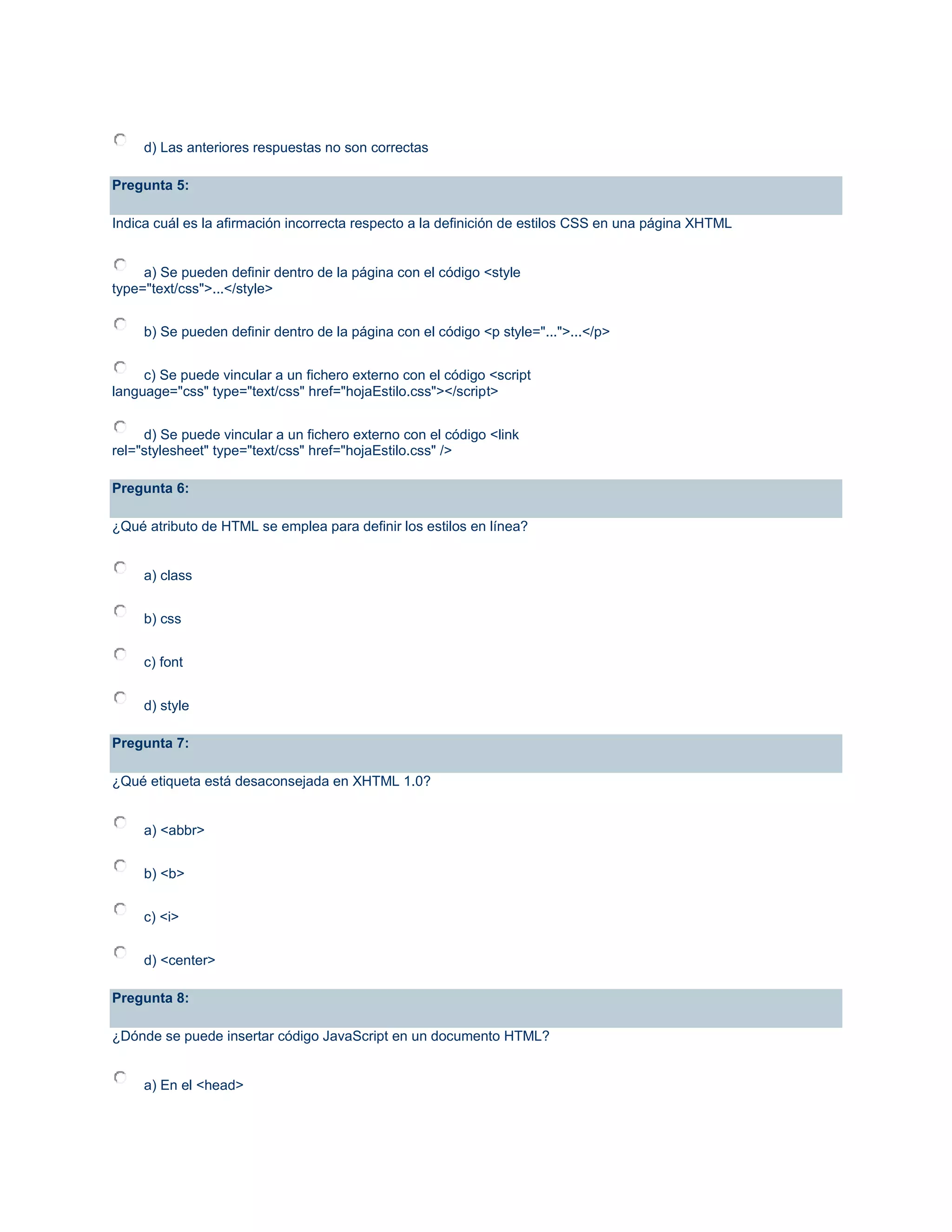 Examen html | PDF