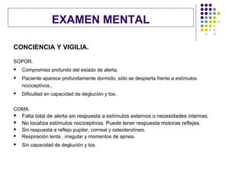 Examen mental | PPT