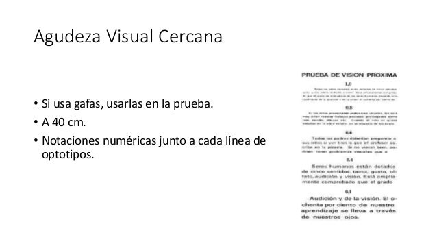 Examen oftalmológico del adulto