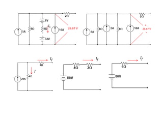 Examen parcial REDES ELÉCTRICAS 2000, julio 3 | PPTX | Physics | Science