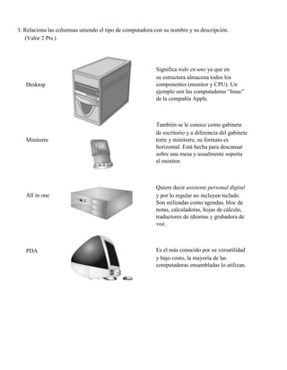 Examen quinto quinta evaluacion | DOCX