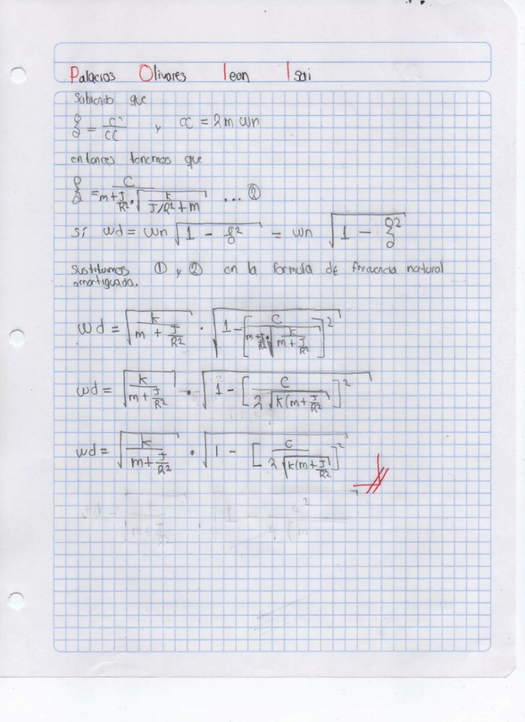 examen vibraciones mecánicas ipn 2 resultados | PDF