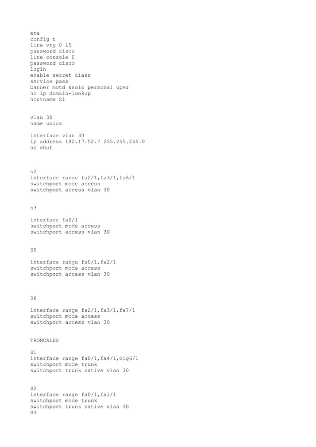 Examen switcheo | TXT