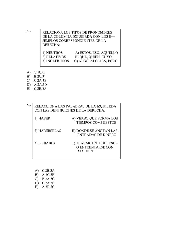 Examen tipo 14 comipems | PDF | Science