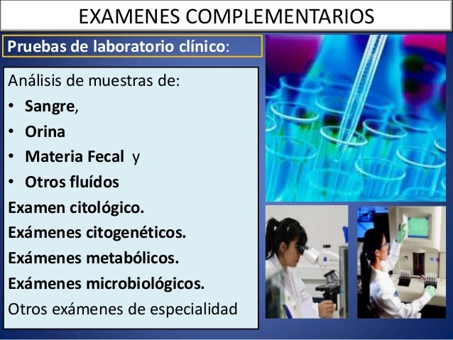 Exames complementarios