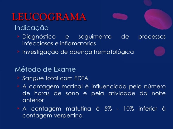 Leucograma Baixo