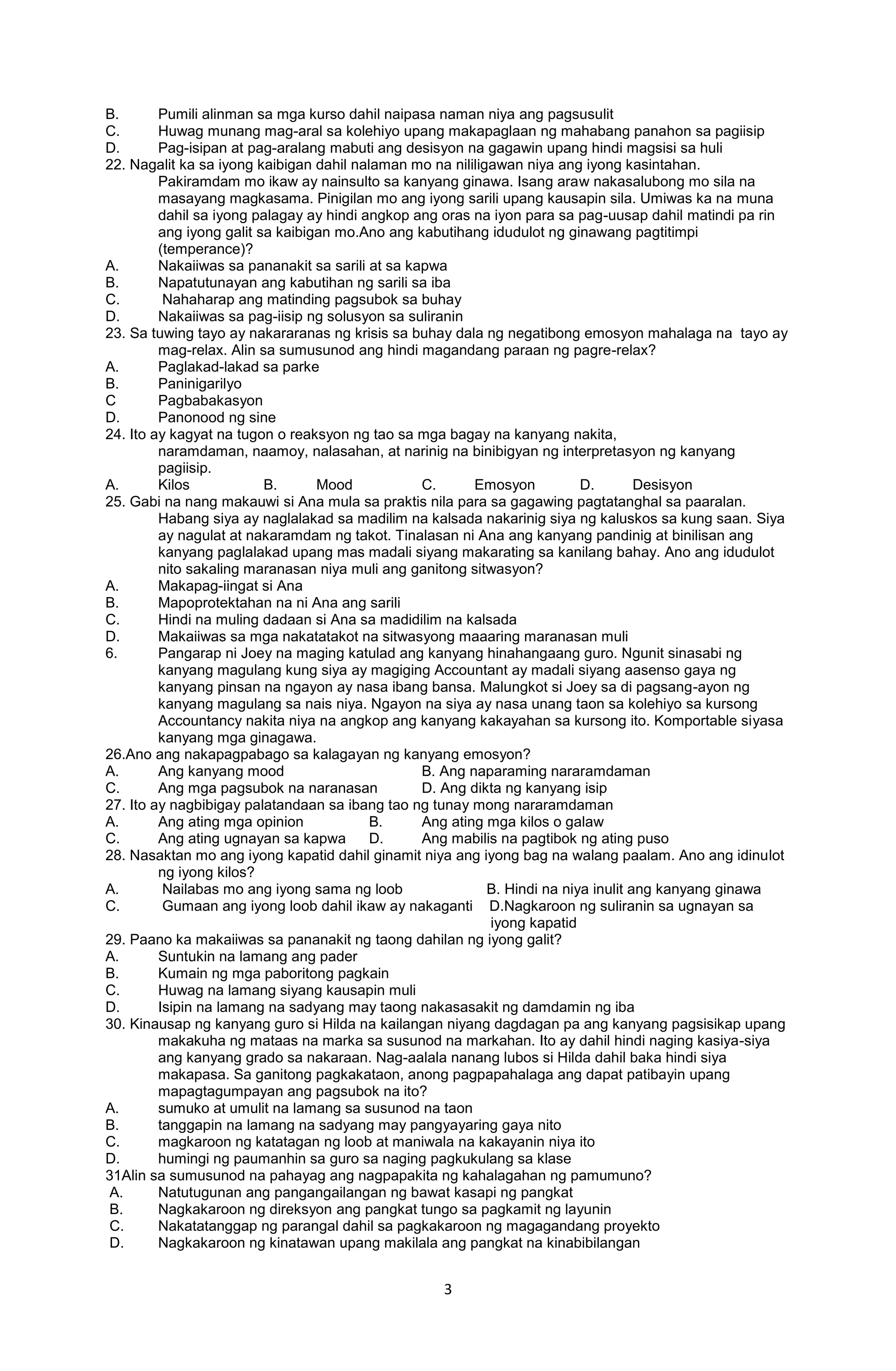 exam esp 8 2nd gp With key answer.docx