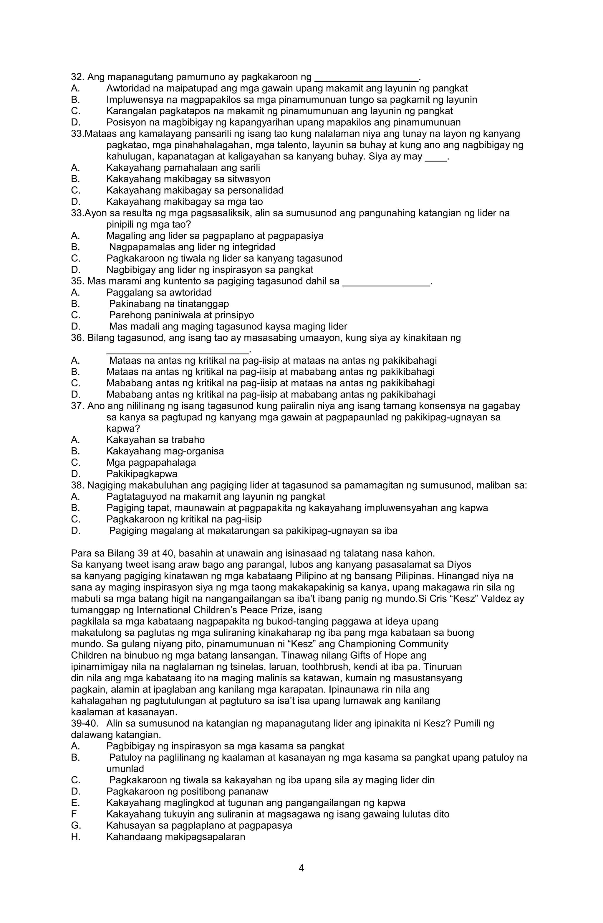 exam esp 8 2nd gp With key answer.docx