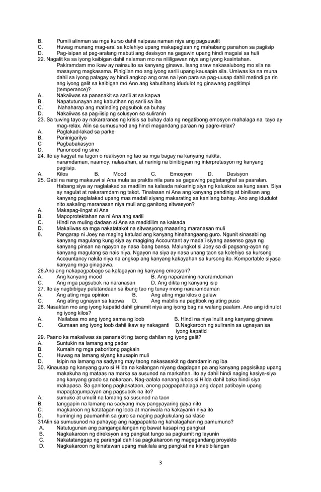 exam esp 8 2nd gp With key answer.docx