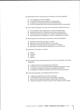 Test 4 Exam Essentials Practice Test FCE 2 | PDF