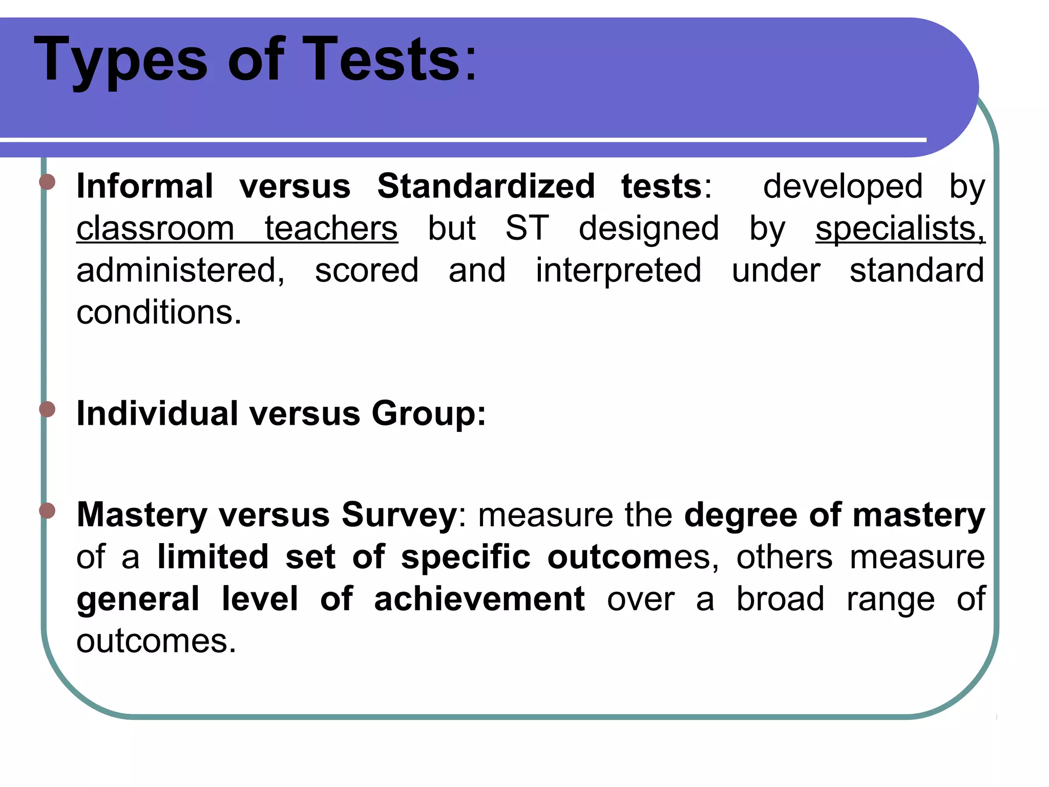 Examination and Evaluation | PPT