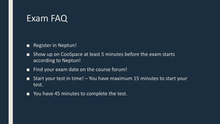 Exam faq.pptx
