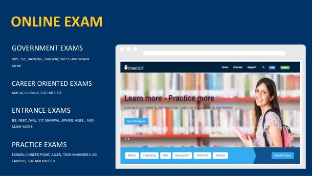 Free online test papers for competitive exams-EXAMIN"