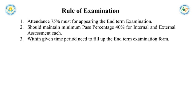 Examination Details of Brainware University | PPT