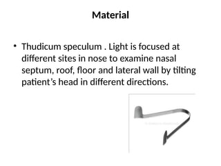 examination-of-nose (1).pptx is helpful for ENT | PPT