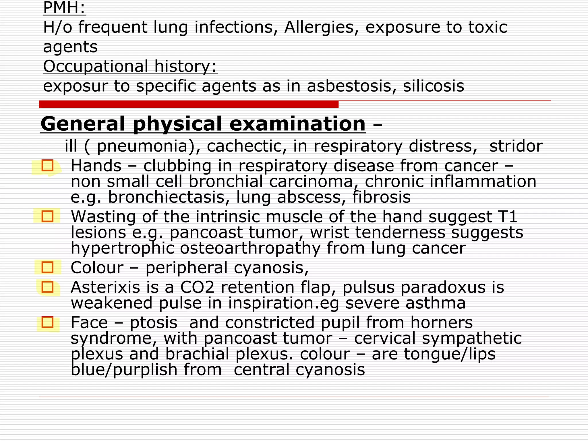 Examination-of-respiratory-system-ppt | PPT