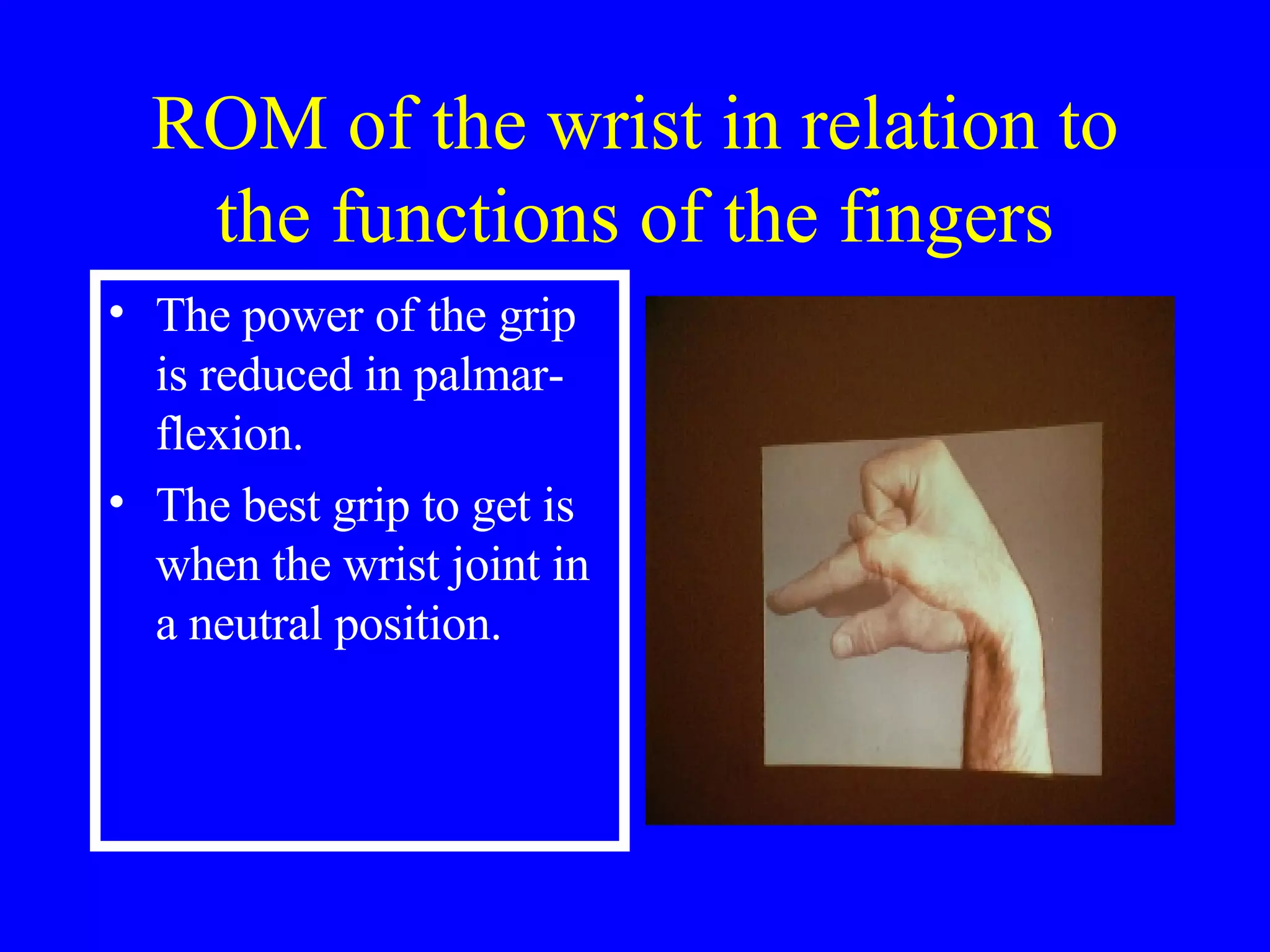 Examination Of The Hand & Wrist | PPT