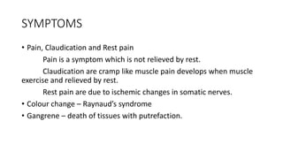 EXAMINATION AND CLINICAL APPROACH IN ARTERIAL DISEASES.pptx