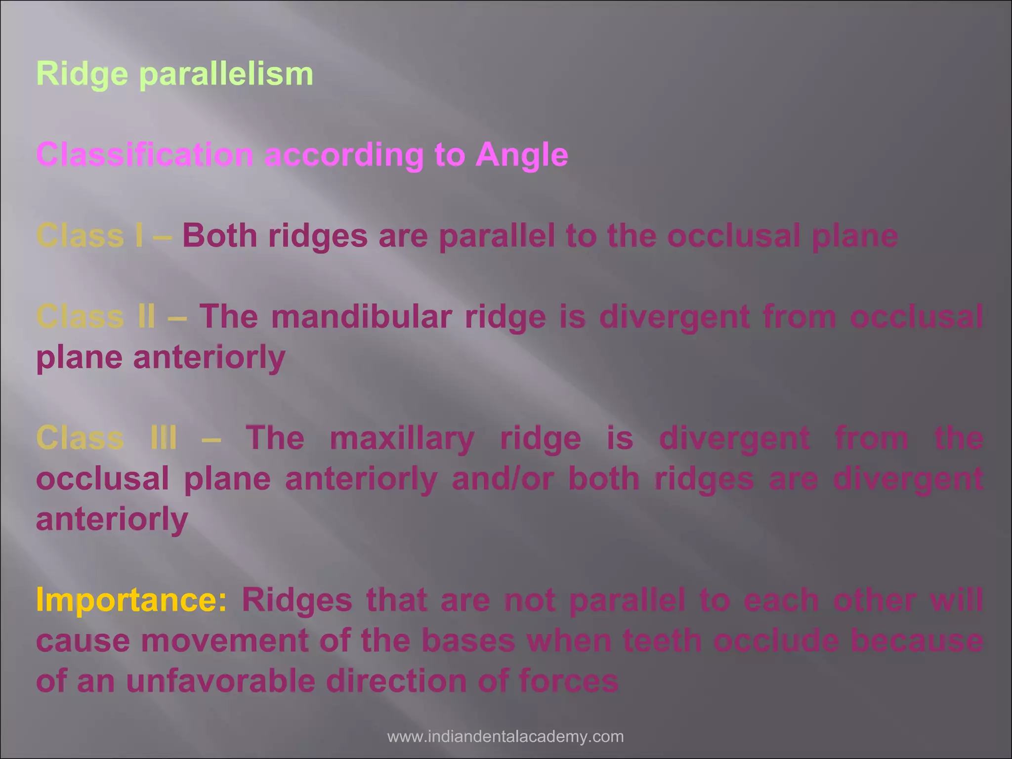 Examination and diagnosis of complete denture patients | PPT