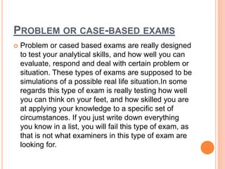 Examination as a tool for Assessment | PPTX
