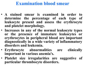 Haematology Examination Blood Smear.pptx