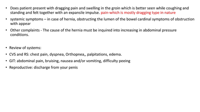 Examination & Clinical Approach of hernia & Inguino-scrotal.pptx