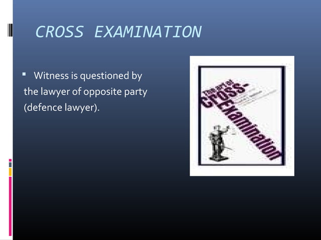 Examination in chief - By Shivaranjani | PPT | Law