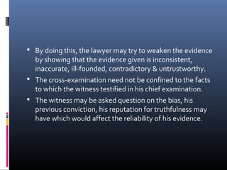 Examination in chief - By Shivaranjani | PPT