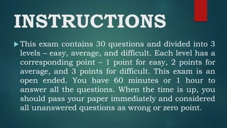 EXAMINATION IN GRADE 9 MATHEMATICS.pptx