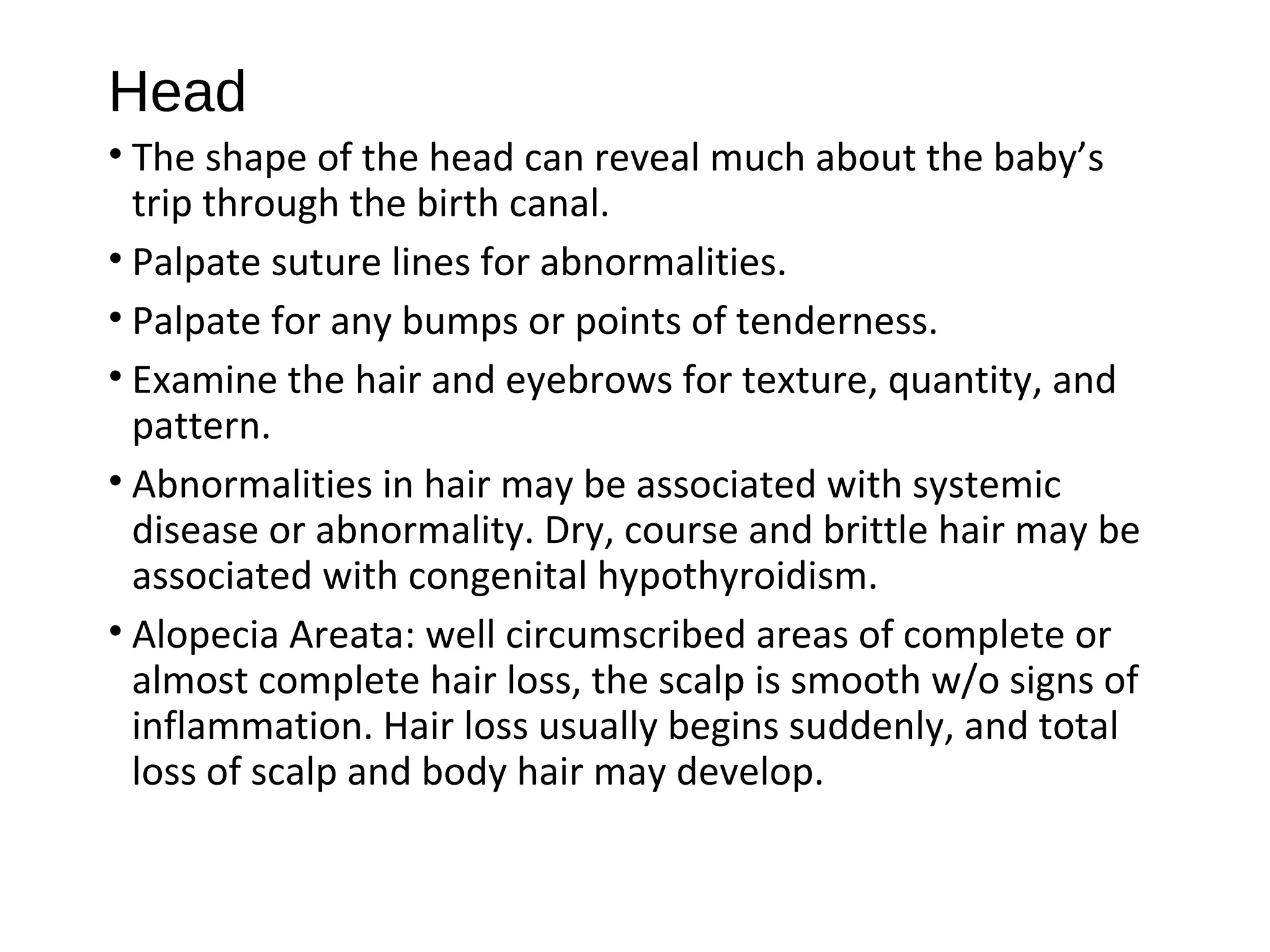 general Examination in paediatric medicine | PPT