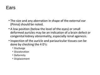 general Examination in paediatric medicine | PPT