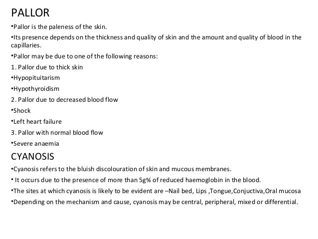 general Examination in paediatric medicine
