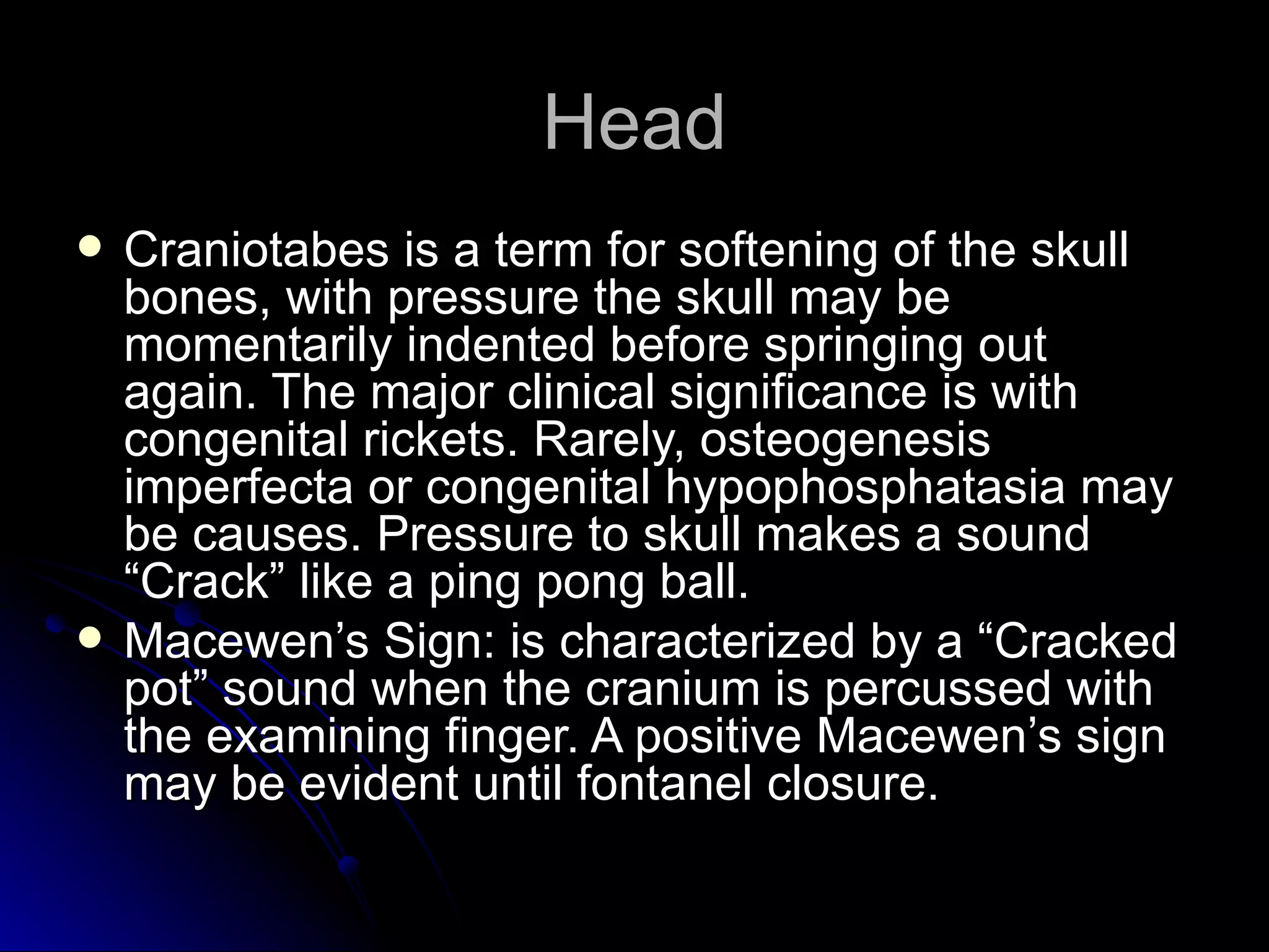 Examination in paediatric medicine | PPT