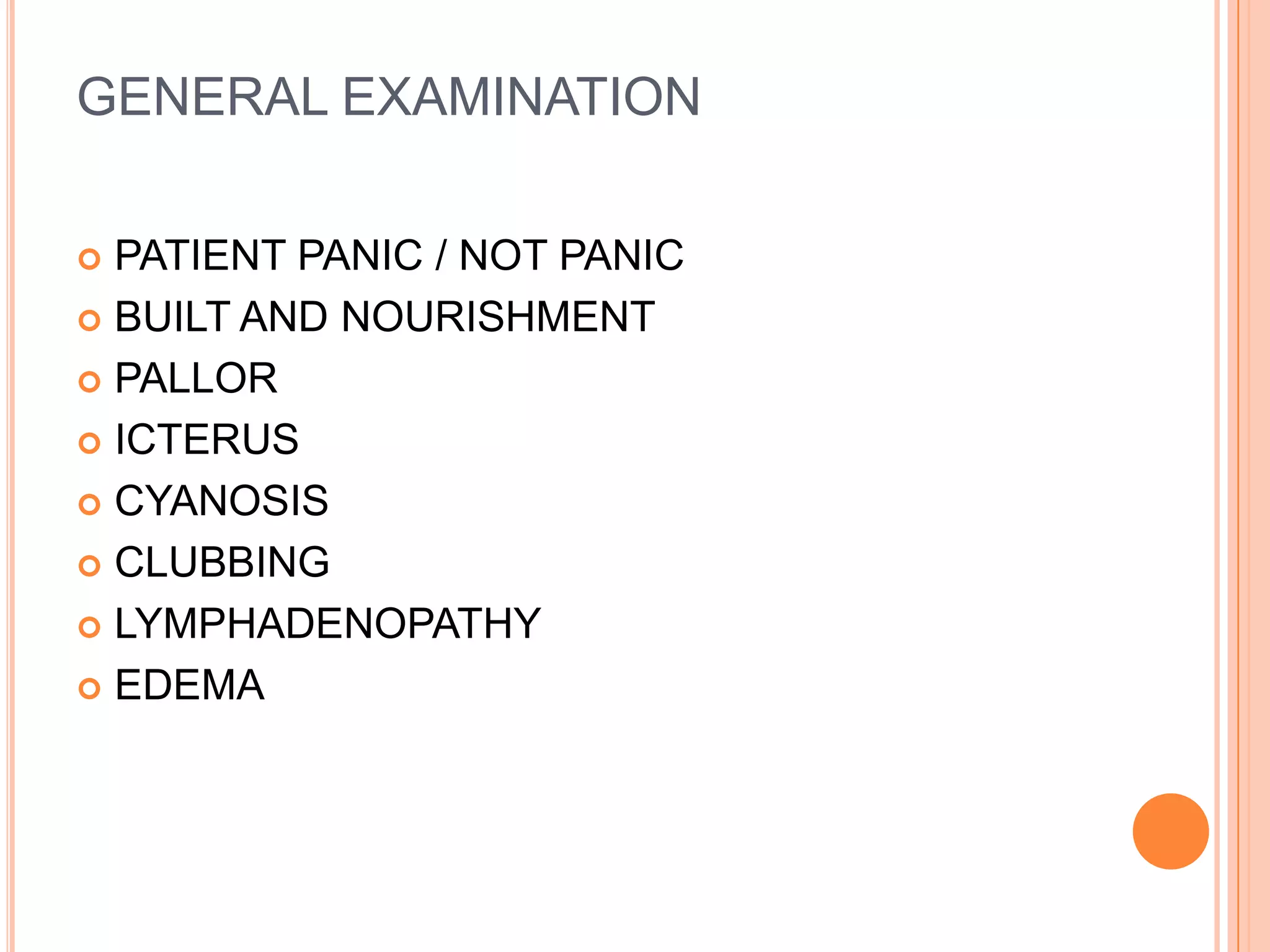 Examination in palpitation | PPTX