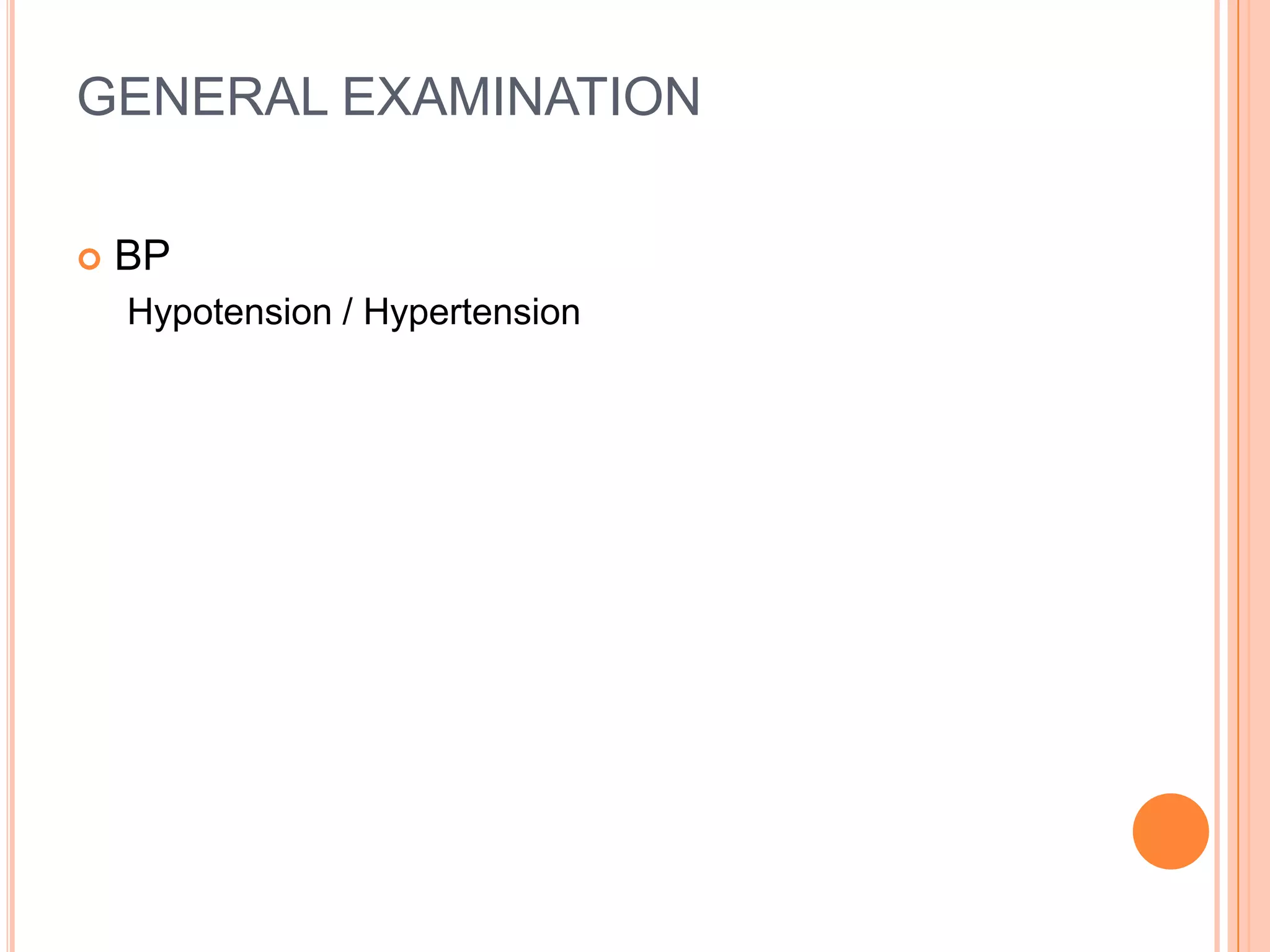 Examination in palpitation | PPTX