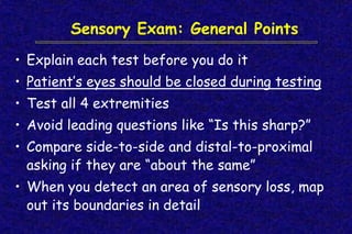 Examination nervous system | PDF