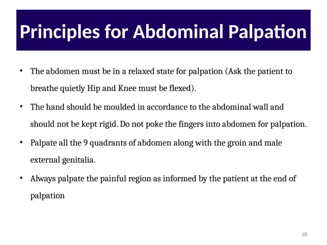 Examination of Abdomen Demo lec JP.pptx