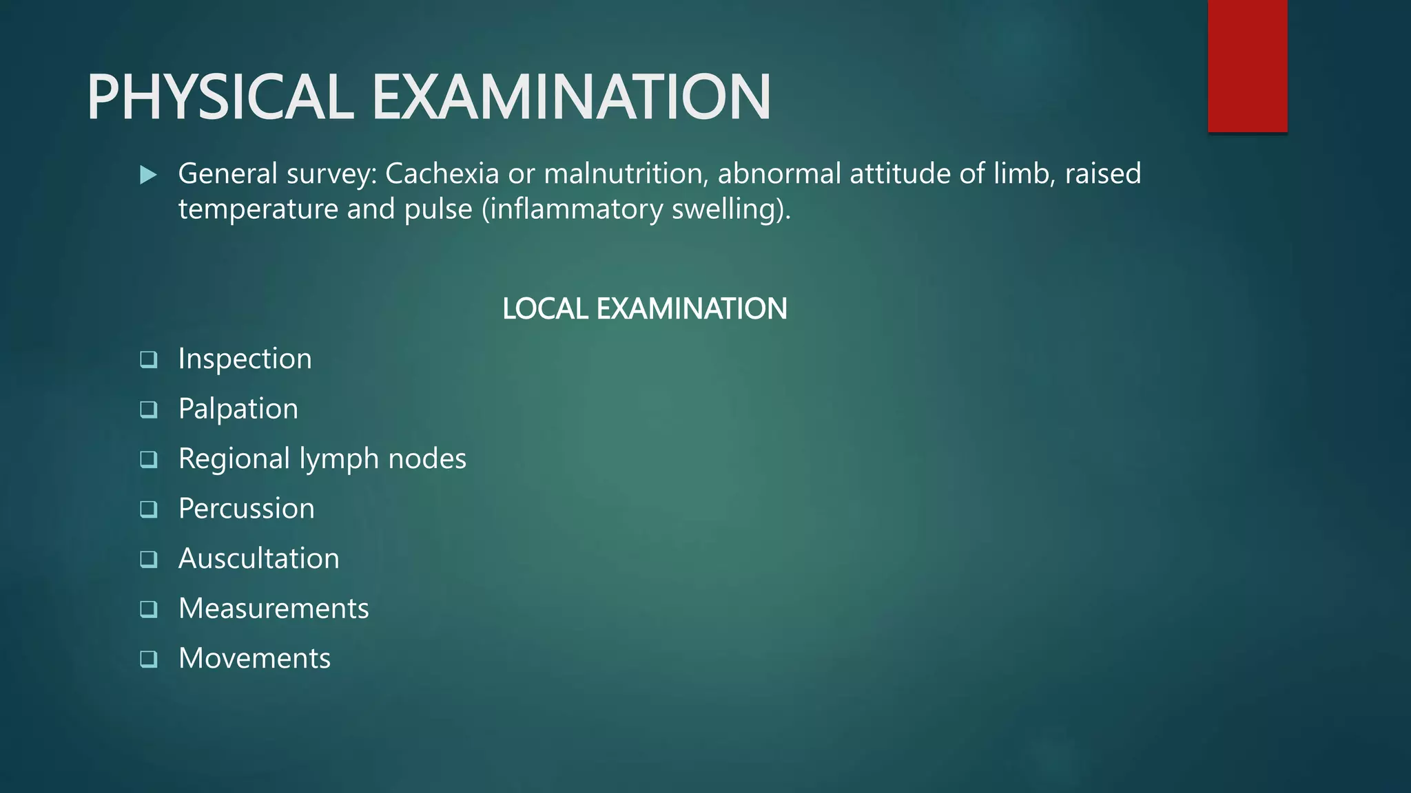 EXAMINATION OF A LUMP OR A SWELLING.pptx