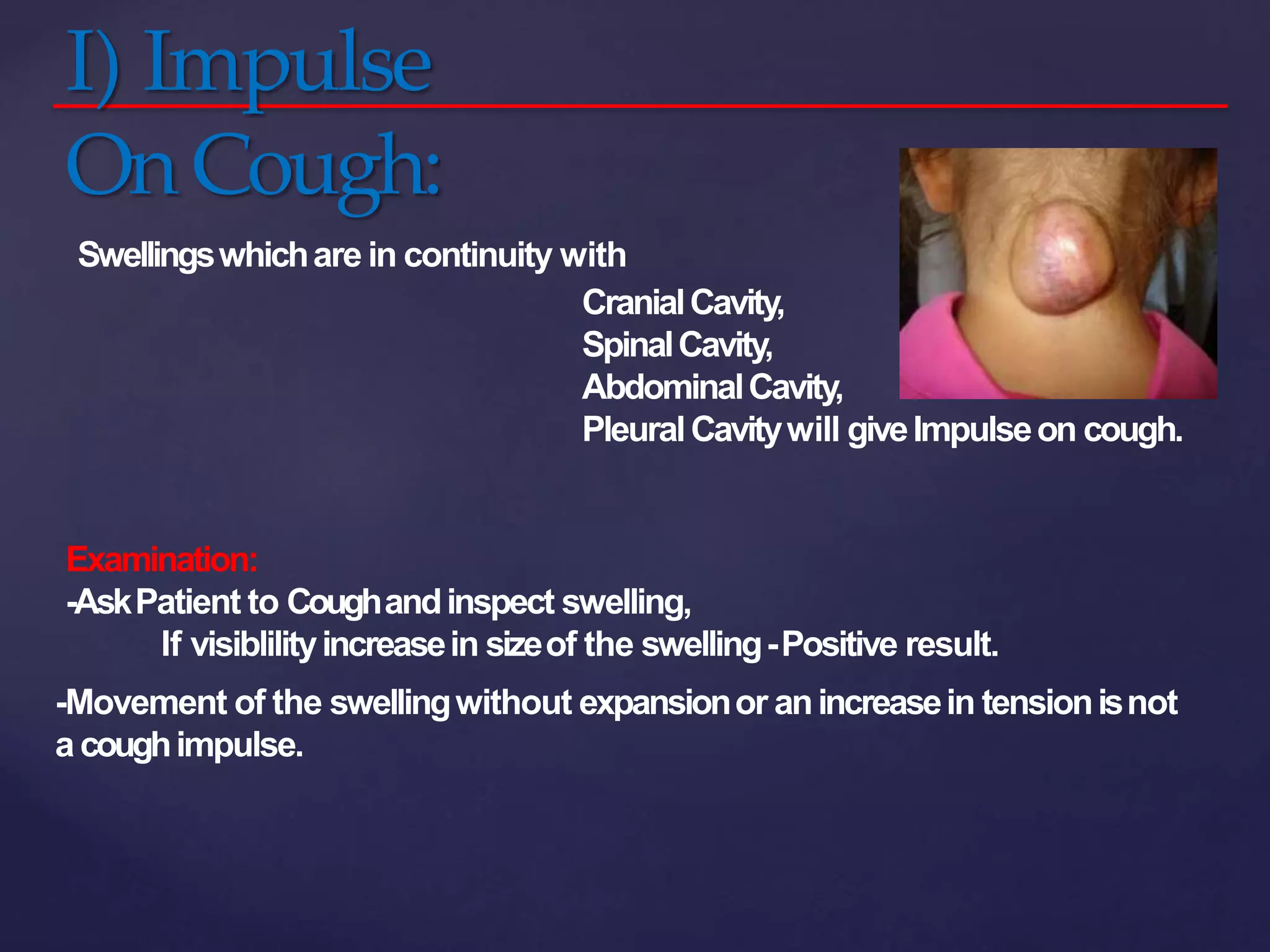 Examination of a swelling | PPTX